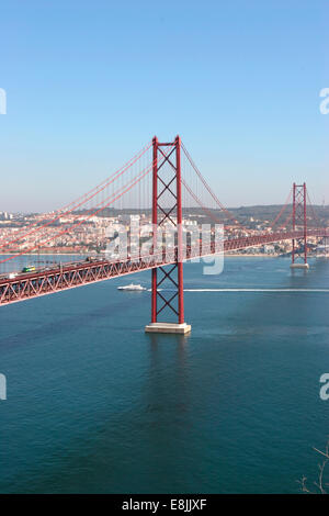 The 25th of April bridge, Lisbon, Portugal Stock Photo - Alamy