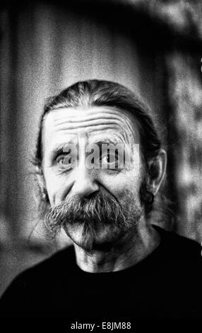 Finish Jazz drummer Edward Vesala photographed in London 1993 Stock ...