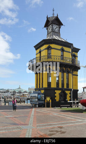 Cape Town V & A Waterfront Clock Tower Stock Photo - Alamy