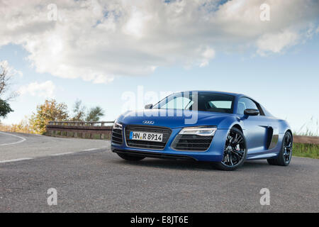 Audi R8 V10 Quattro, on display at the Bicester Motion assembly held on ...