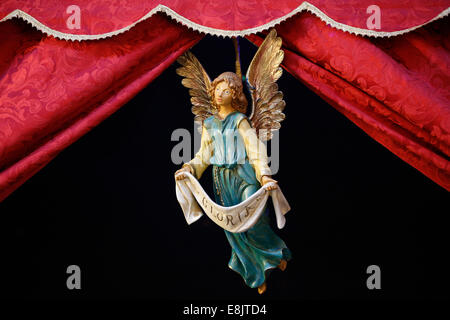 Christmas crib. Angel Stock Photo - Alamy