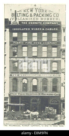 An 1893 sketch by King showing the American Bank Note Company building ...