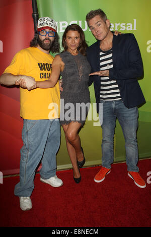 Judah Friedlander, Kari Wuhrer and Mark McGrath attending the NBC ...