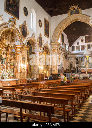 Interior altar of the nave of the Santa Iglesia Catedral de Segorbe ...