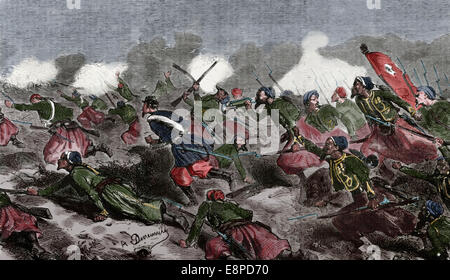 Second War of Italian Independence, Franco-Austrian War: French troops ...