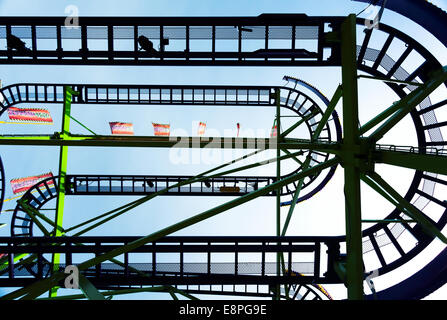 Closeup of a Roller coaster steel structure Stock Photo: 25352953 - Alamy