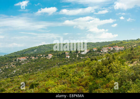 Village of Velo Grablje, Hvar island, Croatia, Southeast Europe Stock ...