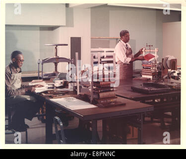 Binding section, National Library of Medicine, ca. 1963 Stock Photo - Alamy