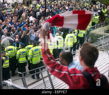 Angry Spurs fans Stock Photo - Alamy
