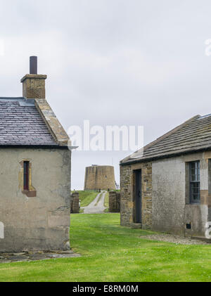Hackness Martello Towers and Battery, guarded the southern entrance to ...