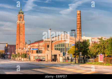 The historic West Side Market in located in the Ohio City neighborhood ...