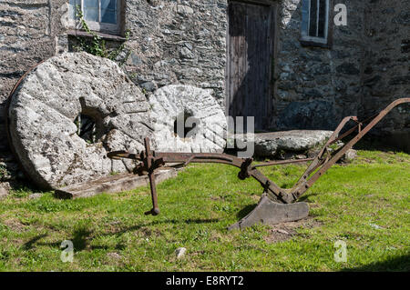 Melin Hywel Watermill Llanddeusant Elim on Anglesey North Wales Stock ...