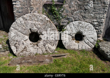 Melin Hywel Watermill Llanddeusant Elim on Anglesey North Wales Stock ...