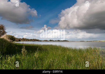 Llyn Alaw Reservoir on Anglesey North Wales Stock Photo - Alamy
