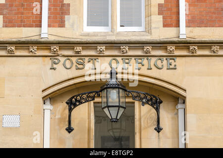 Post Office" lettering above the entrance of the former post office on ...