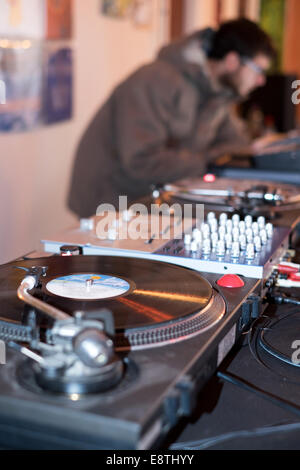 Plates Records ,Nottingham .Vinyl Store Stock Photo - Alamy