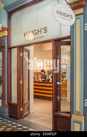 Haigh's shop front and signage Stock Photo - Alamy