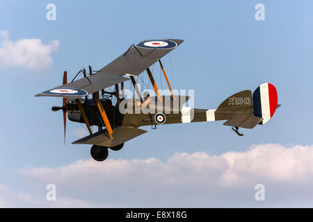 Royal Aircraft Factory R.E.8 biplane, RAF markings, Duxford, UK. The R ...