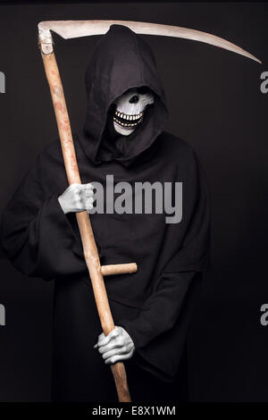 Death Costume Grim Reaper Devil or Satan with Scythe from Zielonki ...