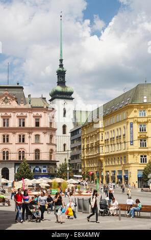 Freedom Square, Namesti Svobody, Brno, Czech Republic Stock Photo - Alamy