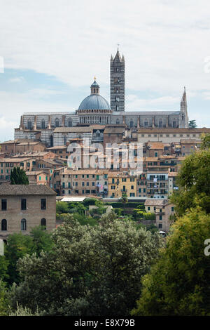 Italy, Tuscany, Siena, historical center listed as World Heritage by ...