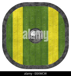 An illustration of an old viking shield texture Stock Photo - Alamy
