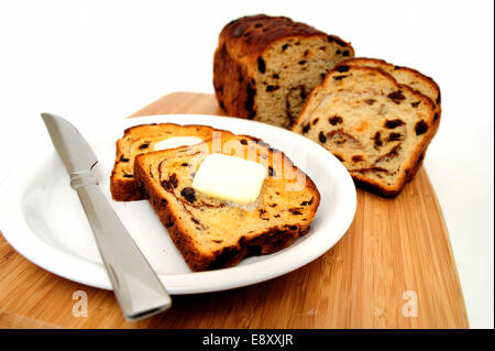 Raisin Cinnamon Toast Stock Photo - Alamy