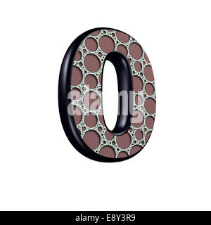3d digit with abstract texture - 6 Stock Photo - Alamy