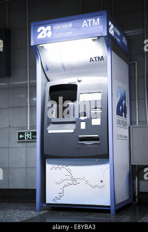 ATM keyboard with plastic buttons for pin code entry with numbers and ...