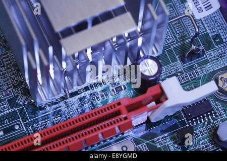 Motherboard Computer Hardware EDV chip Board Stock Photo - Alamy