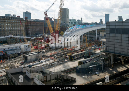 New roof being constructed and redevelopment work at Victoria Station ...