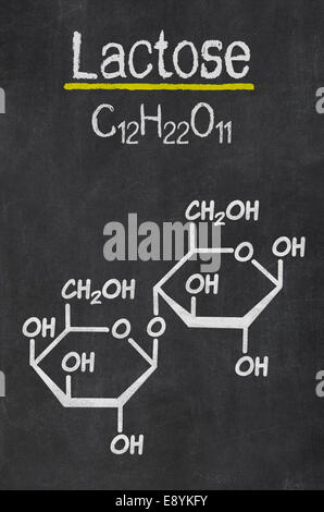 Lactose structural formula Stock Photo - Alamy
