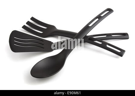Kitchen and restaurant utensils on a white background Stock Photo - Alamy