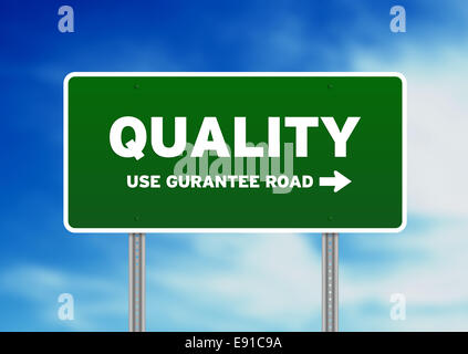 Excellence street sign Stock Photo - Alamy