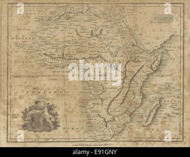 (1811) MAP OF AFRICA Stock Photo - Alamy