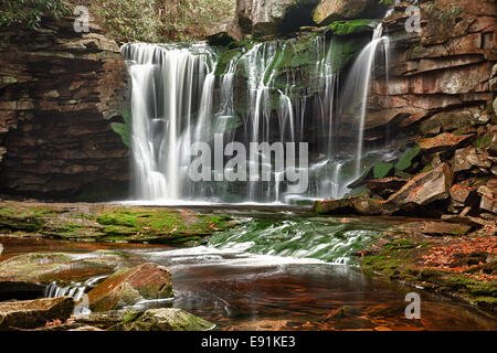 Elakala waterfall in Blackwater Falls State Park in West Virginia ...
