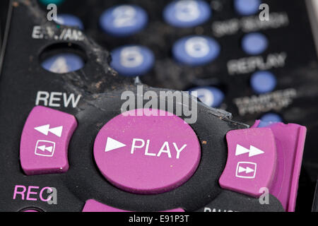 Smashed remote control Stock Photo - Alamy