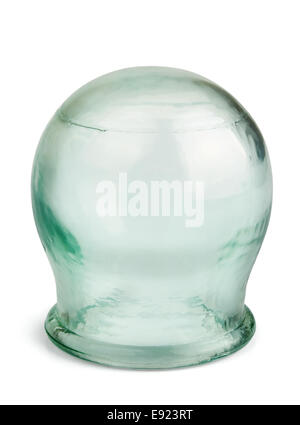 Cupping therapy. Glass cup isolated on white, collage Stock Photo - Alamy