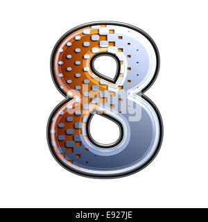 Colorful halftone. Computer generated 3d render Stock Photo - Alamy