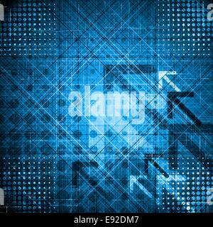 Dark blue tech design. Eps 10 vector Stock Photo - Alamy