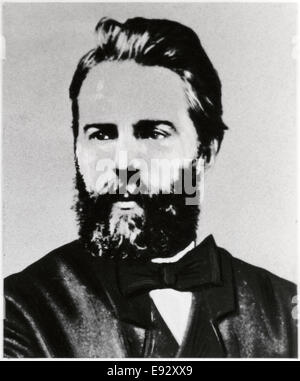 Herman Melville. Portrait of the American writer, Herman Melville (b ...