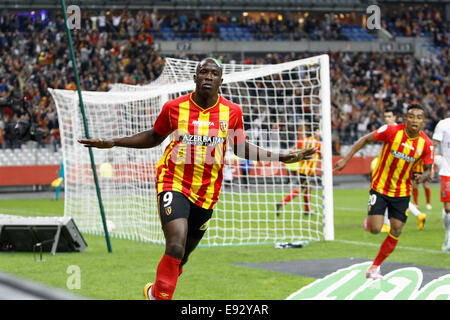 Lens, France. 17th Oct, 2014. French League 1 football. Lens versus ...