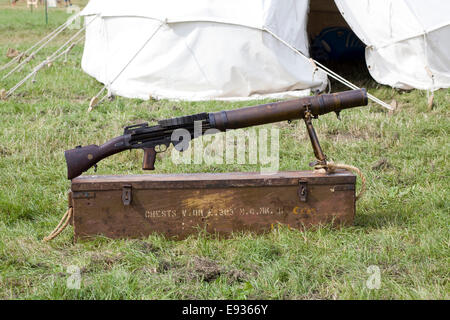 An English Lewis light machine gun, calibre 303 British, serial number ...