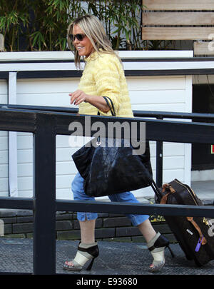 Patsy Kensit outside the ITV studios London, England - 23.11.11 Stock ...