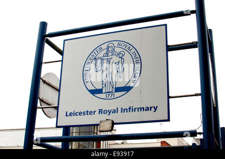 Leicester Royal Infirmary sign, Leicester, UK Stock Photo - Alamy