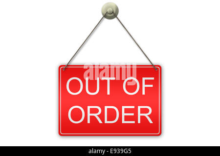 Elevator Lift Out Of Order Broken Guard Health and Safety Stock Photo ...