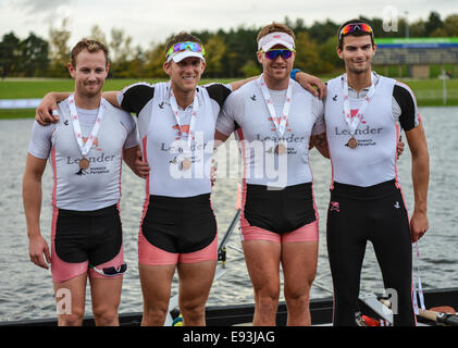 Nottingham, UK. 18th Oct, 2014. British Rowing Championships. Michael ...