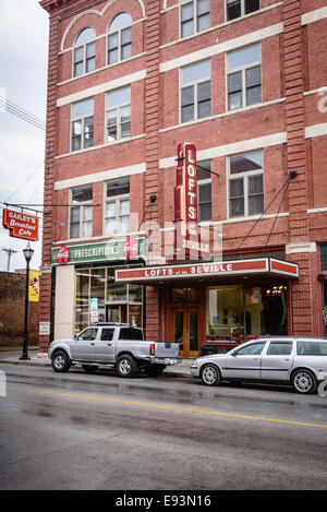 Springfield Lofts, historic Seville Hotel, 218 East Walnut Street ...