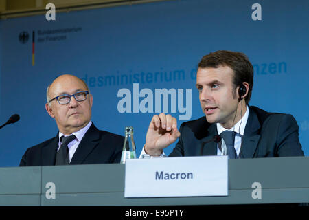 French Economy and Industry Minister Emmanuel Macron during the ...