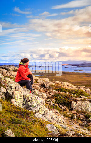 Helgafell in Iceland. Mountain in Iceland Stock Photo - Alamy